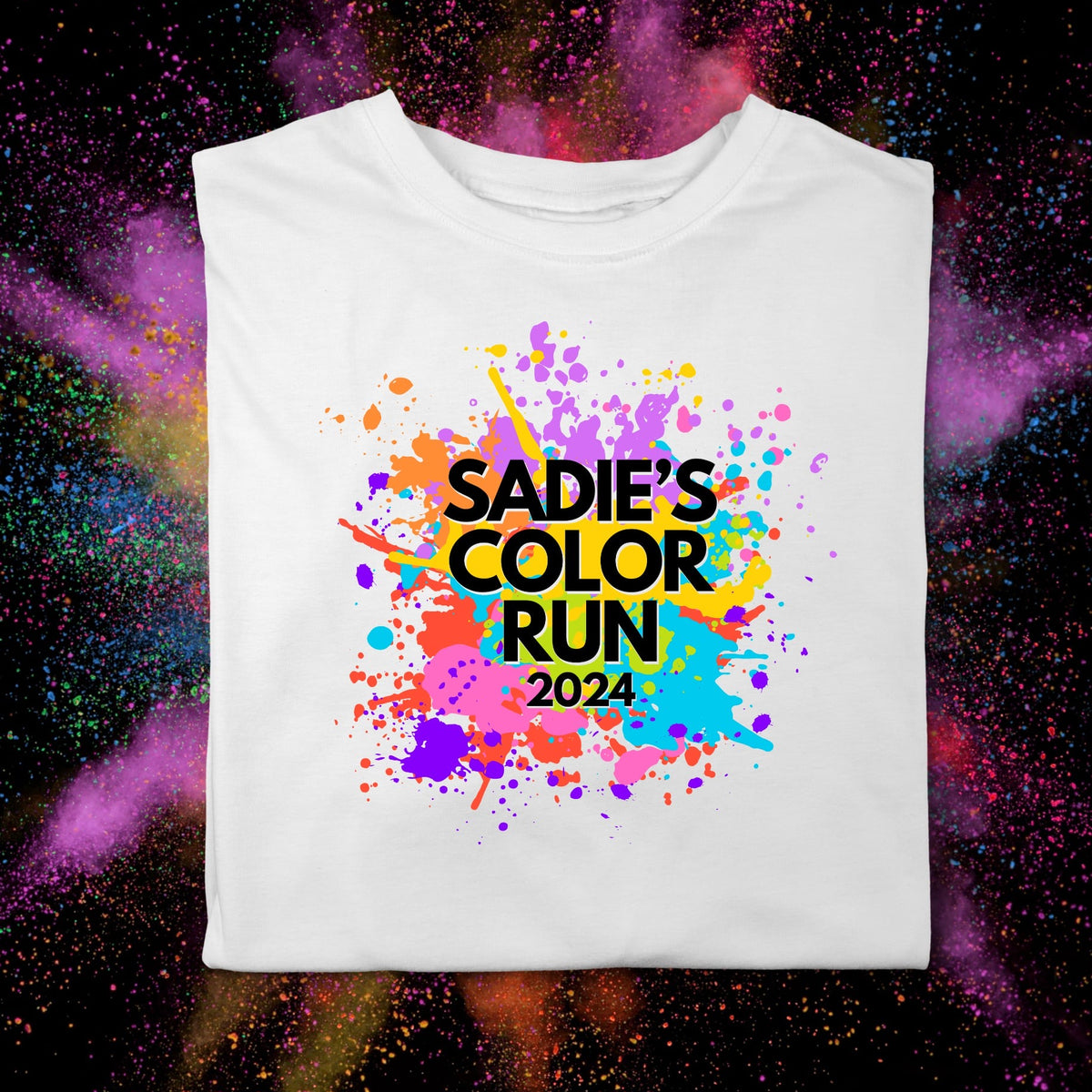 Sadie’s Color Run 2024 Shirt – A Little Bit of Personal Style