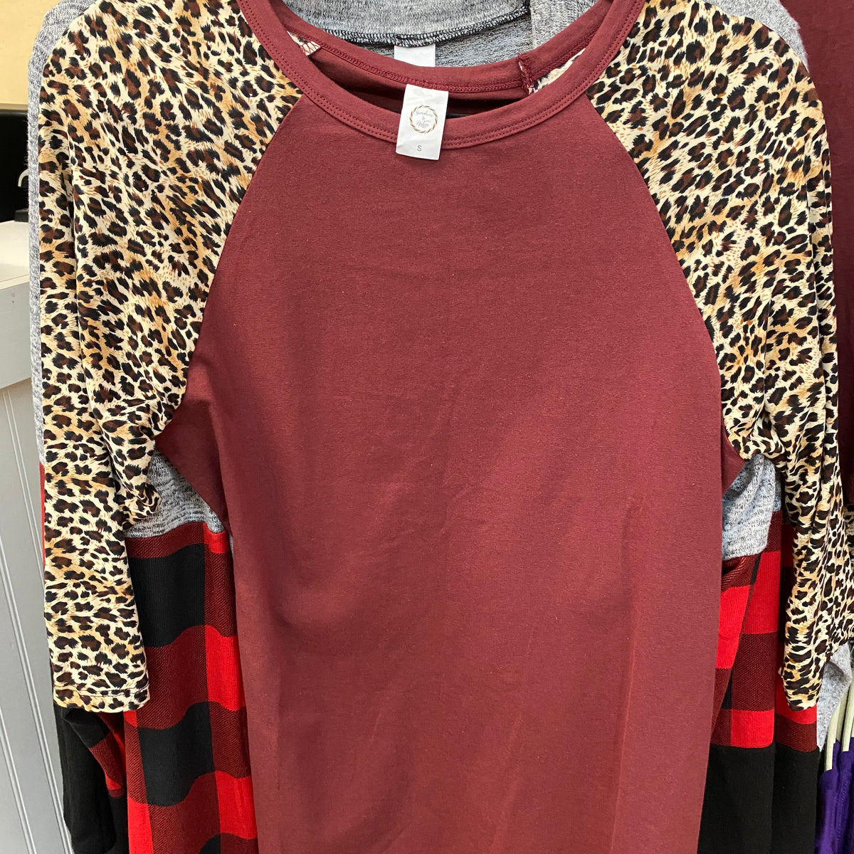 Maroon Cheetah Raglan – A Little Bit of Personal Style